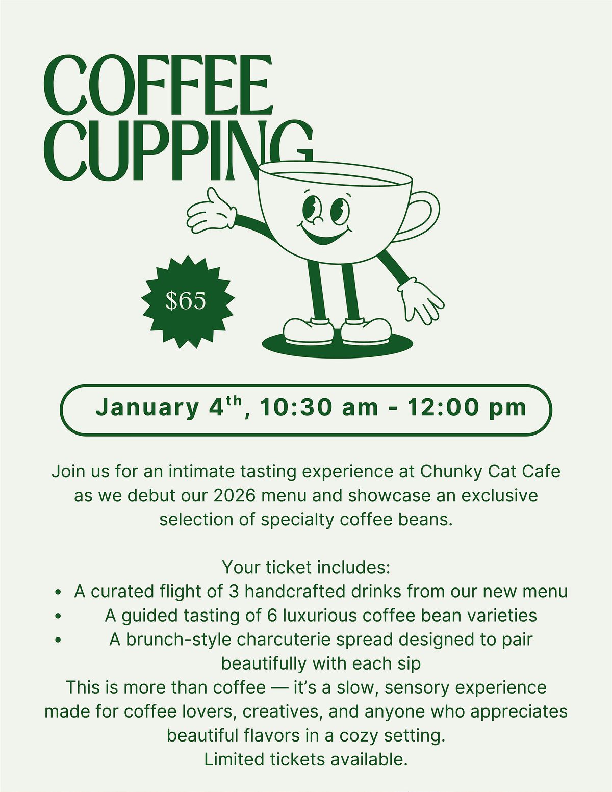 Coffee Cupping by Atelier x Chunky Cat Cafe, 3330 E Colorado Blvd ...