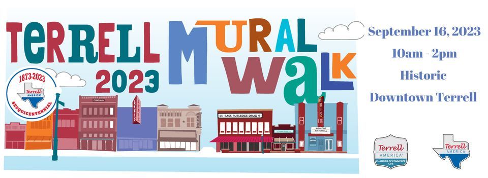 Terrell Mural Walk, Historic Downtown Terrell, September 16 2023 ...