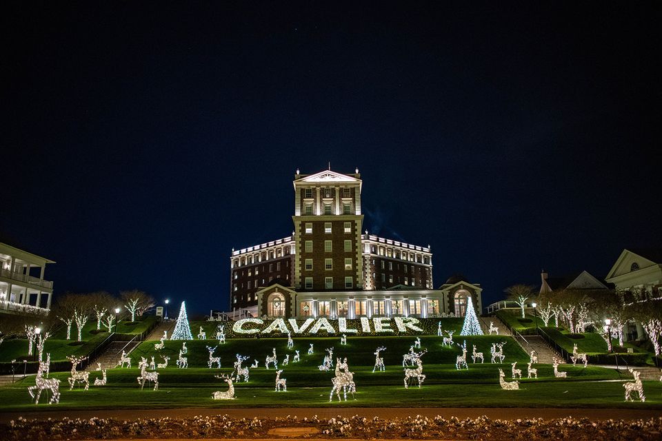 Cavalier Resort Grand Illumination, The Historic Cavalier Hotel & Beach ...