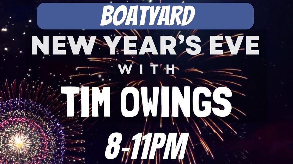 NYE with Tim Owings, Boatyard at Buckeye Lake, December 31 2023 ...