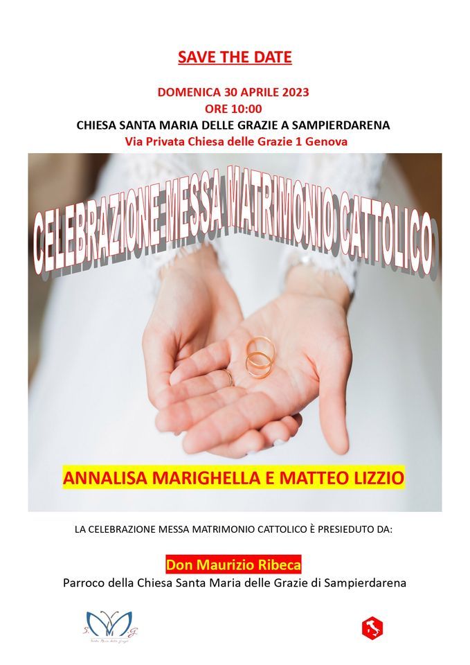 Celebrazione Messa matrimonio Matteo Lizzio e Annalisa Marighella ...