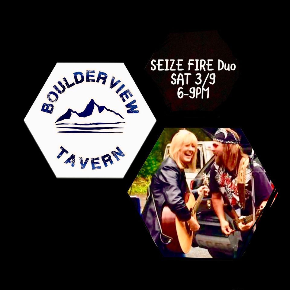 SEIZE FIRE Duo @ BOULDER VIEW TAVERN, Boulder View Tavern, Lake Harmony ...
