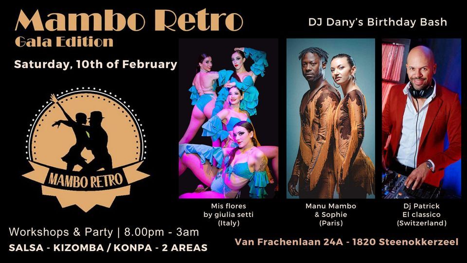MAMBO RETRO GALA | Dj Danys B-day Bash | Valentines Edition | 2 AREAS ...