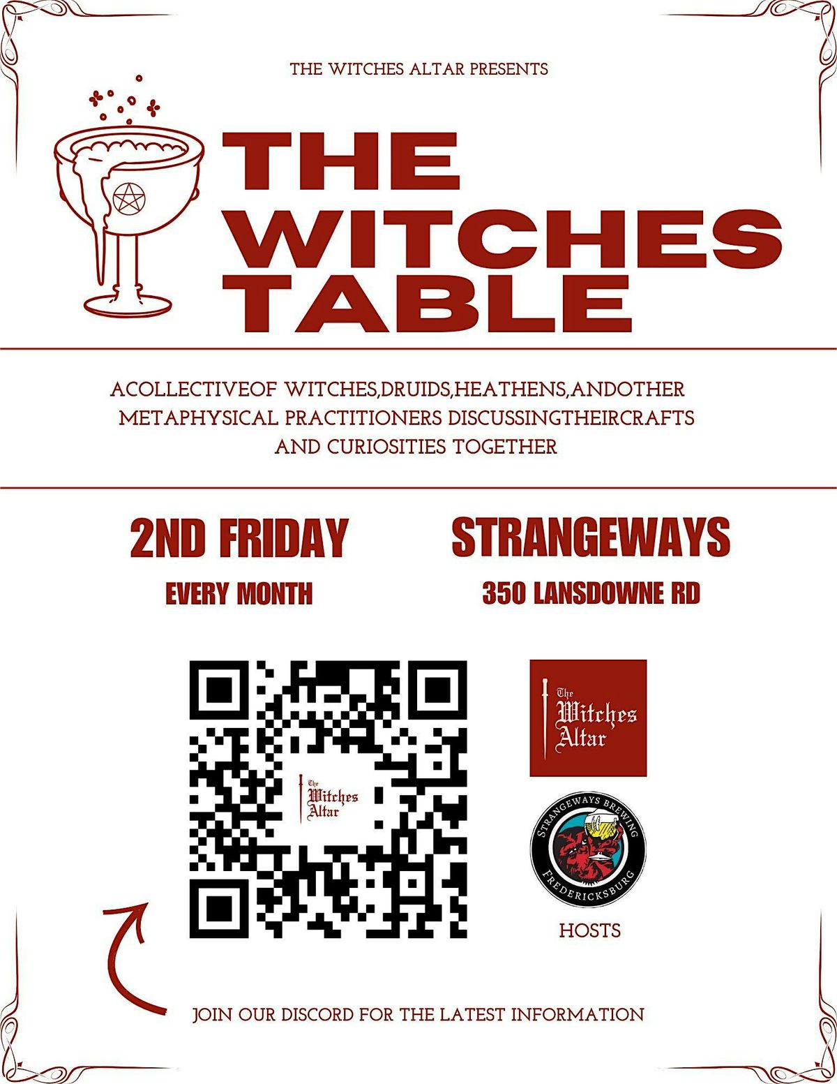 Witches Table Fredericksburg, Strangeways Brewing Fredericksburg, 13 ...