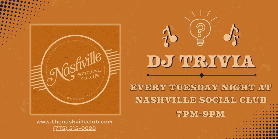 DJ Trivia Game Night at Nashville Social Club, Nashville Social Club ...