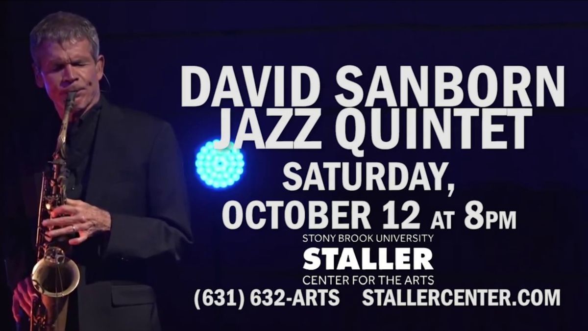 David Sanborn Jazz Quintet, Jimmy's Jazz & Blues Club, Portsmouth | AllEvents.in