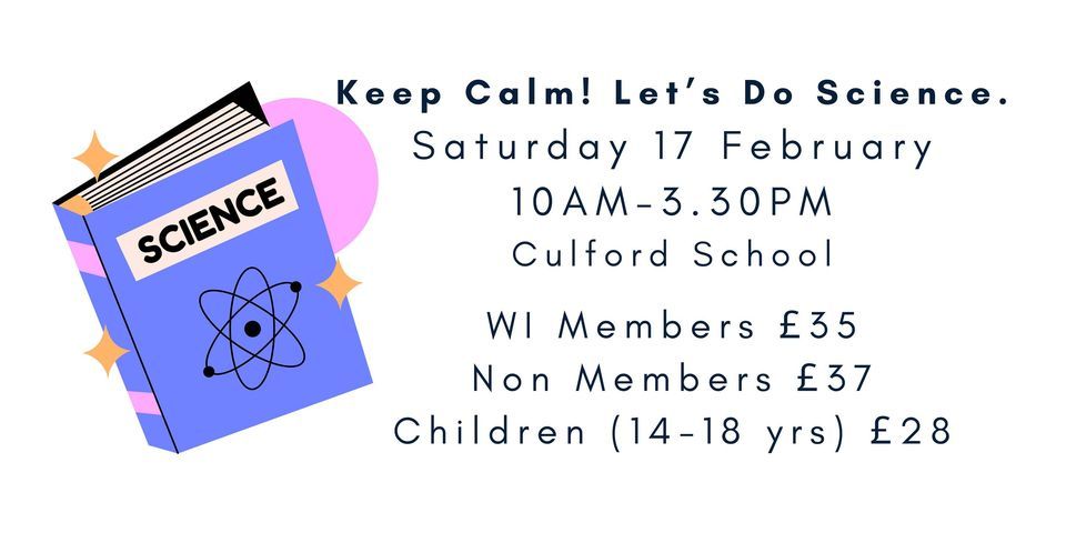 Keep Calm! Lets Do Science, Culford School, Bury St Edmunds, February 17 2024 | AllEvents.in
