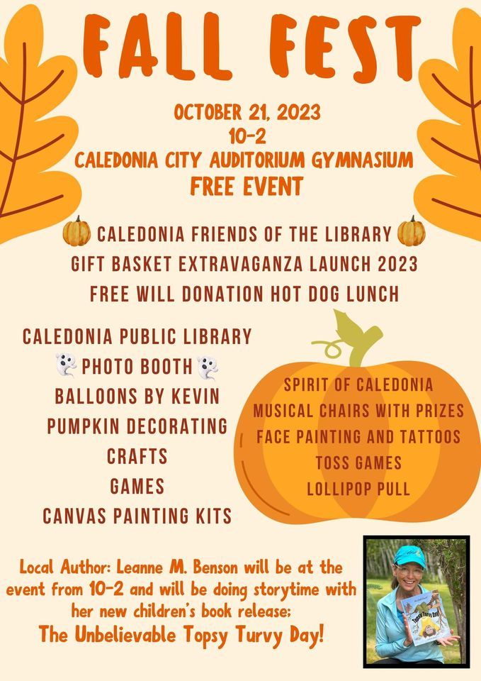 FALL FEST 2023, Caledonia City Auditorium, 21 October 2023 | AllEvents
