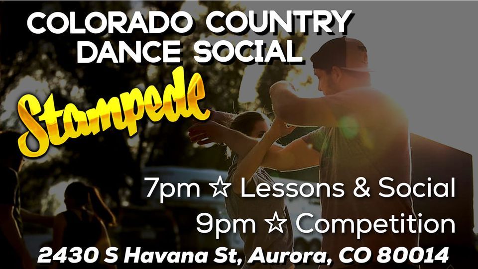 Colorado Country Dance Community Country Swing in the Rockies, Stampede, Aurora, January 5 2023 ...