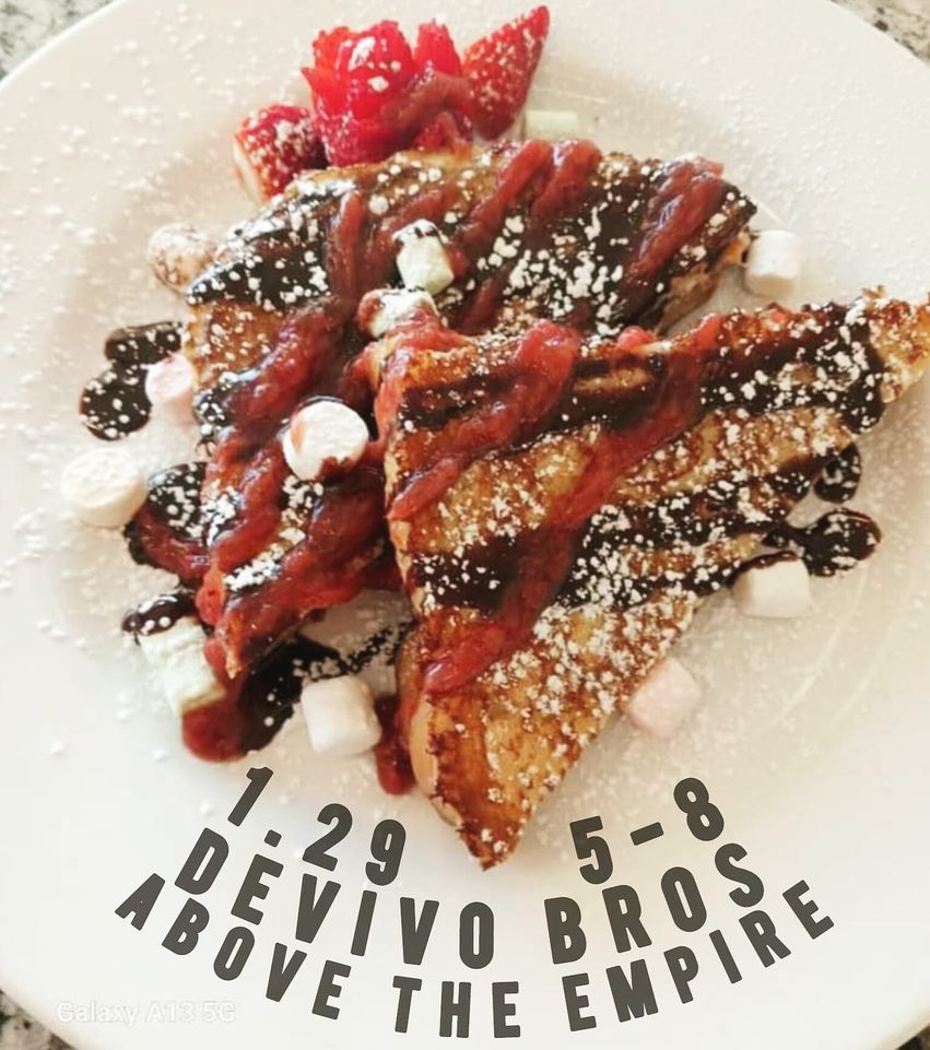 DeVivo Bros Eatery: Above the Empire | Mon 1.29 5-8PM, DeVivo Bros ...