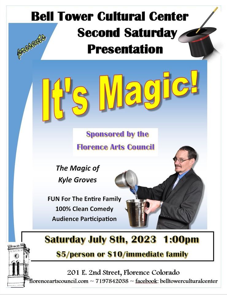 Performance - Magician Kyle Groves, Bell Tower Cultural Center ...