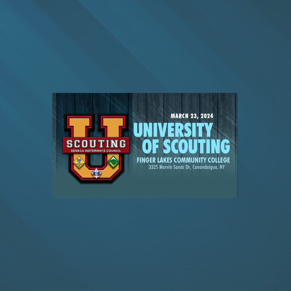 University of Scouting 2024 at FLCC, Finger Lakes Community College ...