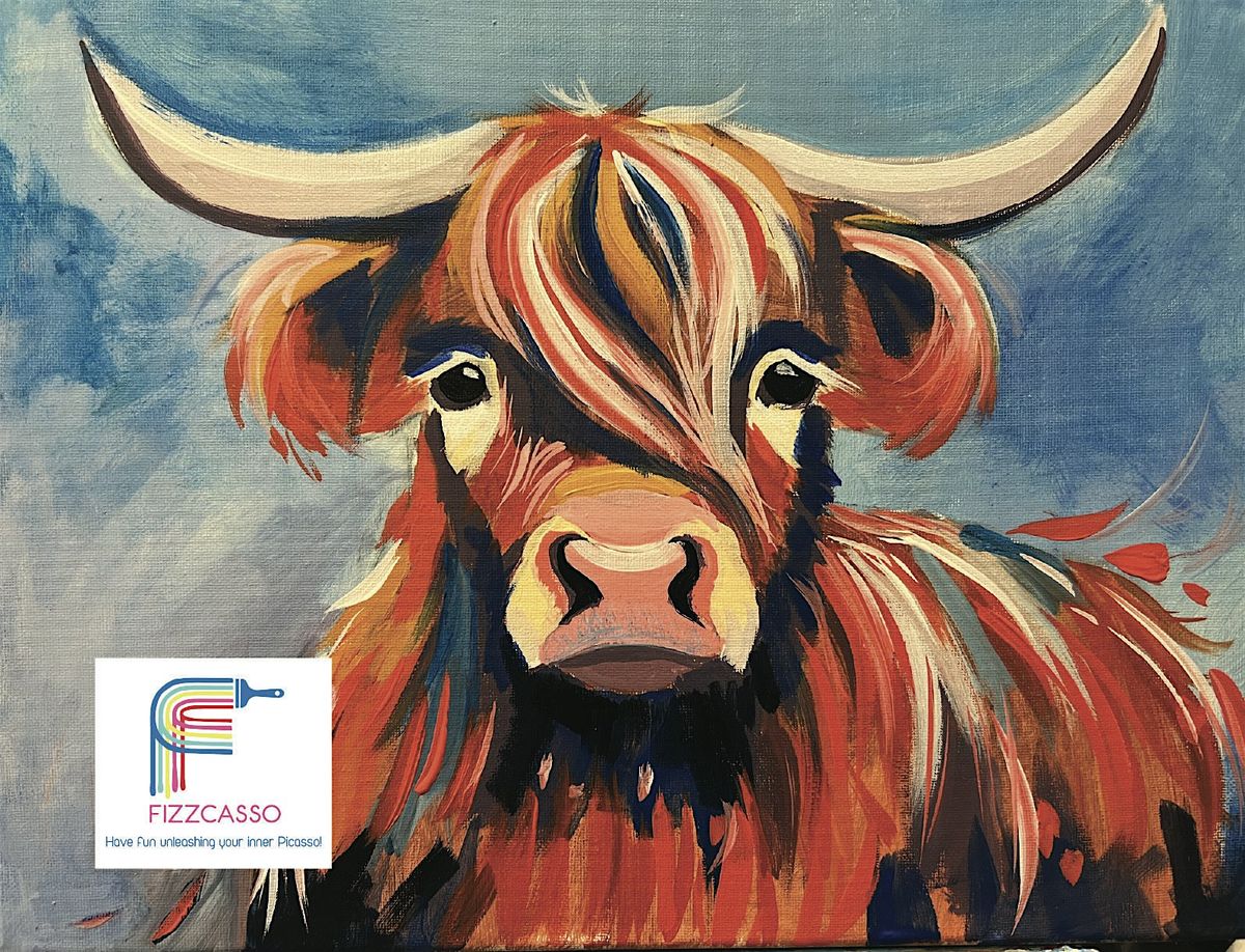 Highland Cow Paint & Sip | Guided Painting Night, Orso Lounge ...