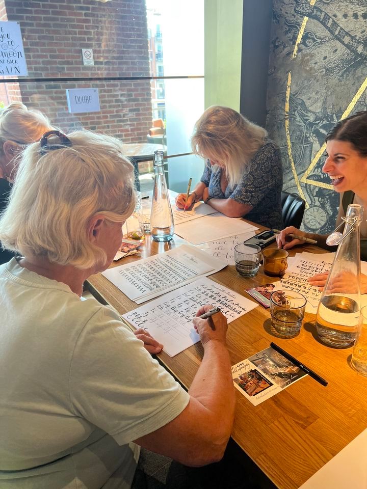 Introduction to Modern Calligraphy Workshop, The Alchemist Gunwharf ... Introduction to Modern Calligraphy Workshop, The Alchemist Gunwharf ...