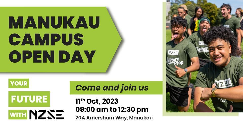 Manukau Campus Open Day, 20A Amersham Way, Manukau, Auckland 2104, New ...