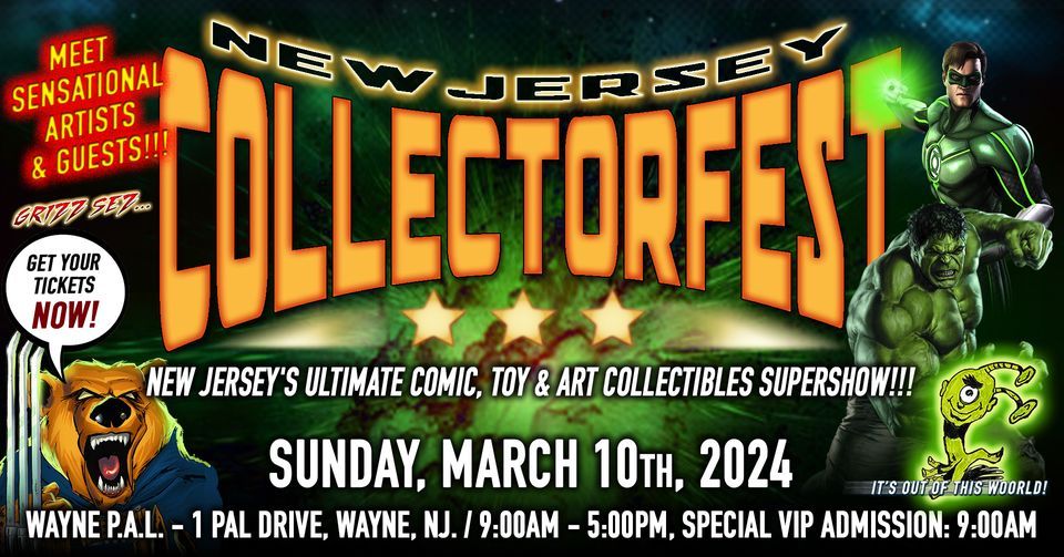 NEW JERSEY COLLECTOR FEST, 1 PAL DRIVE, Wayne, NJ, United States, New ...