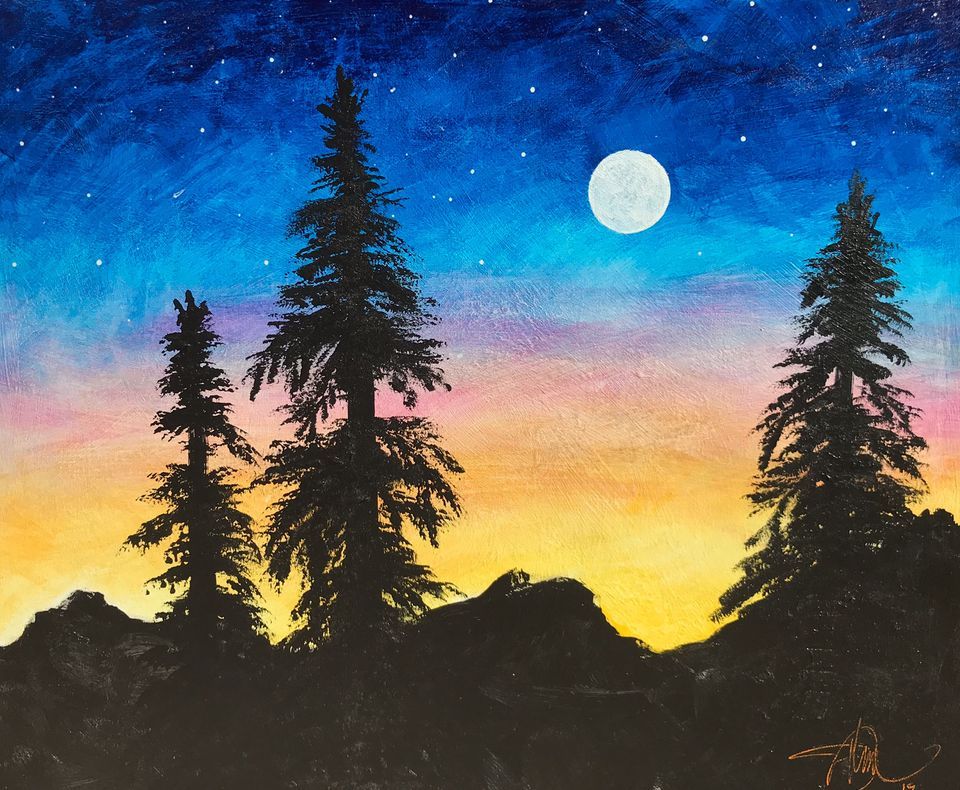 Paint Night at Silver Moon Brewing!!, Silver Moon Brewing, Bend, 18 ...