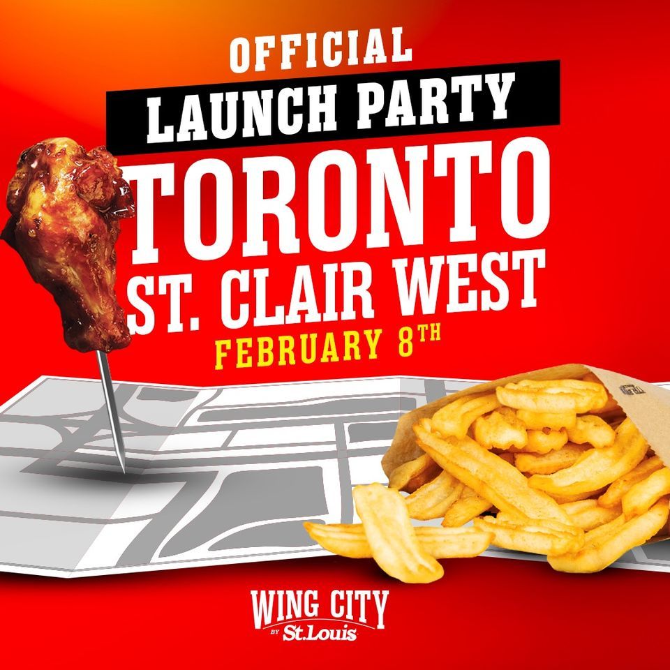 Wing City Launch Party, 1154 St. Clair Avenue West, Toronto, 8 February ...