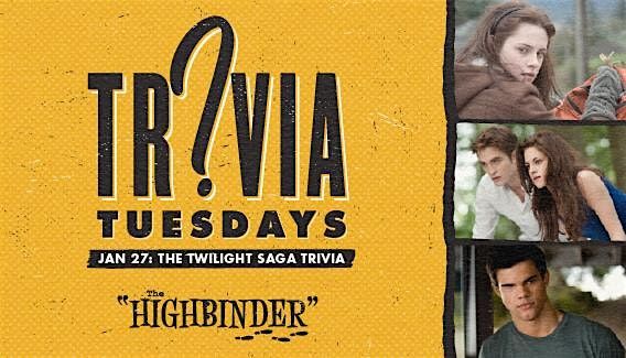 Trivia Tuesday at Alamo Drafthouse DC - Twilight Saga Trivia, Alamo ...