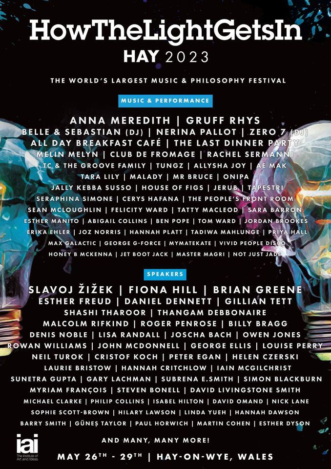 HowTheLightGetsIn Hay 2023, Hay-on-Wye, Hereford, 26 May 2023 | AllEvents.in