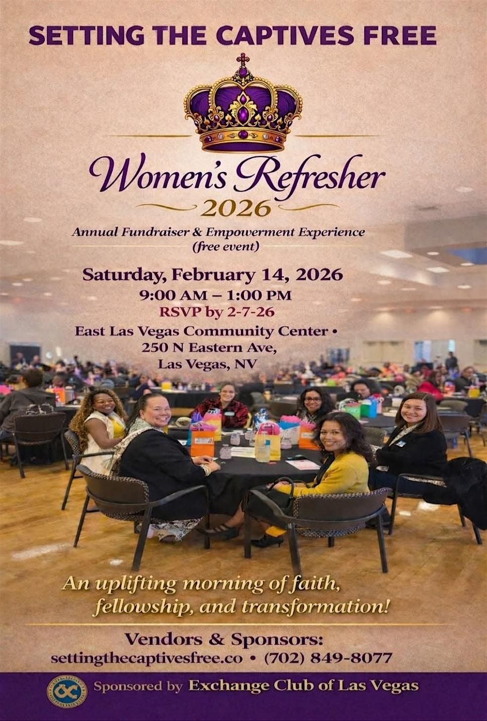 THE WOMEN’S REFRESHER 2026, East Las Vegas Community Center, 14 ...