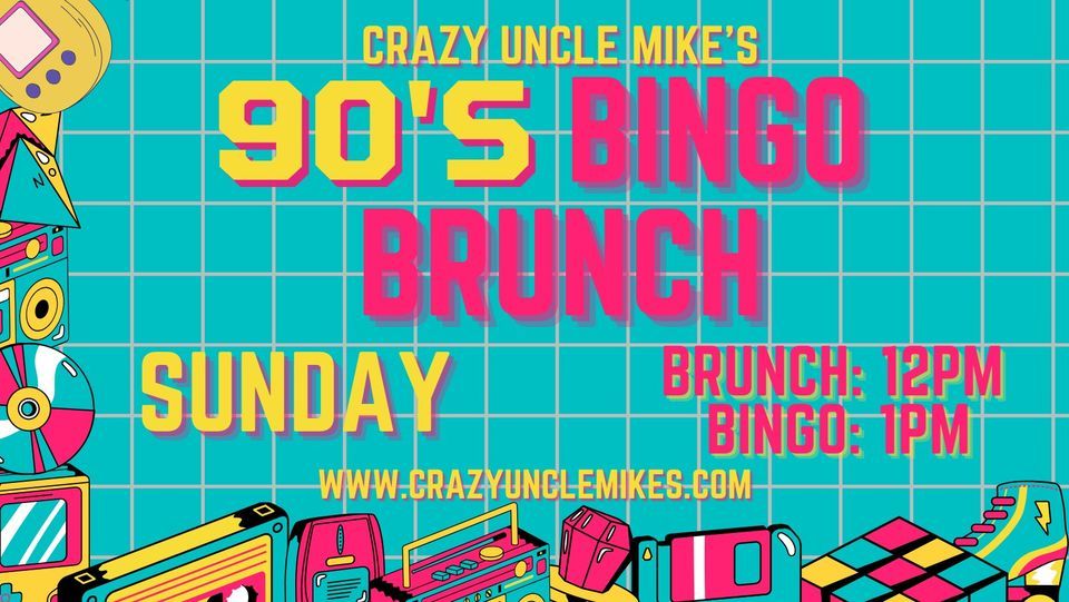90s Bingo & Brunch , Crazy Uncle Mikes, Boca Raton, 21 January 2024 ...