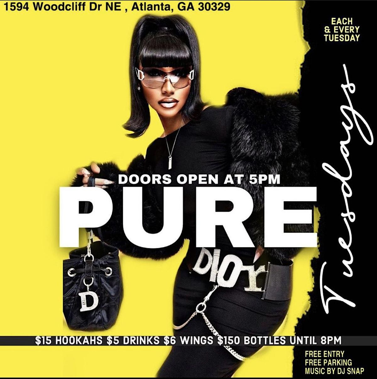 2 TURNT TUESDAYS, Pure Lounge/hookah bar, Atlanta, 28 March to 29 March ...