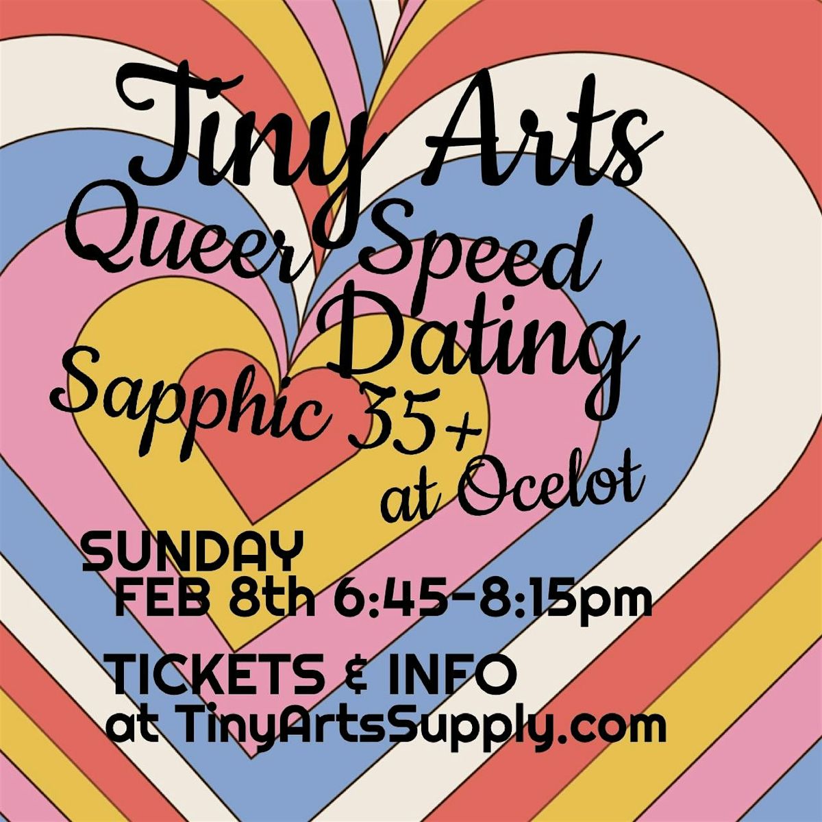 Speed Dating for Queers - Sapphic 35+, Ocelot, Brooklyn, 8 February ...