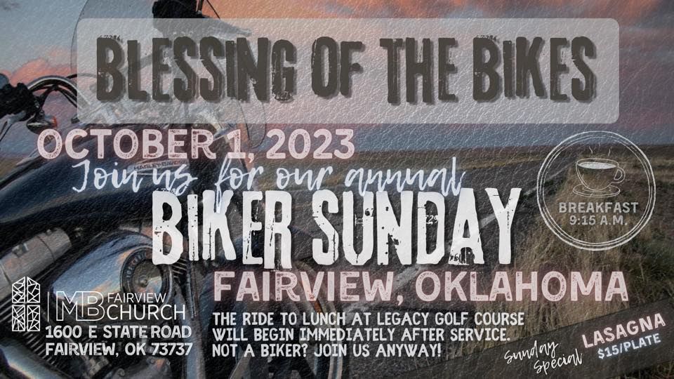 Biker Sunday - Blessing of the Bikes, Fairview MB Church, October 1 ...