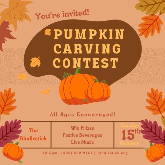 Pumpkin Carving Contest, The Bindlestick, Snoqualmie, 15 October 2023 ...