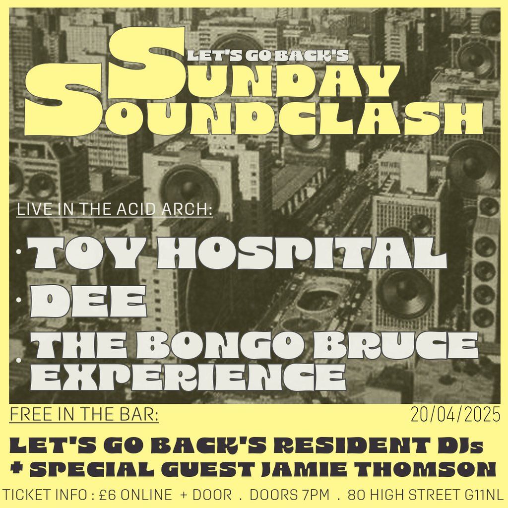 SSC | Bongo Bruce, Dee & Toy Hospital, McChuills, Glasgow, 20 April ...