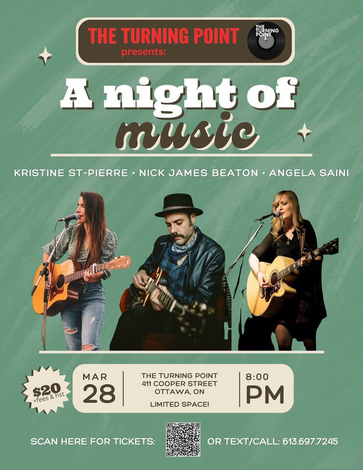 The Turning Point presents: Kristine St-Pierre + Nick James Beaton ...