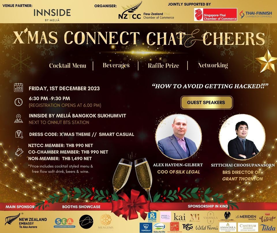 XMas Connect Chat & Cheers, Innside by Melia Bangkok Sukhumvit, 1 ...