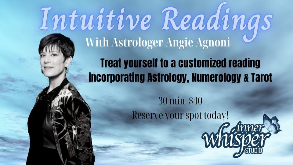 Intuitive Readings with Angie Agnoni $40, Inner Whisper Studio, Canton ...