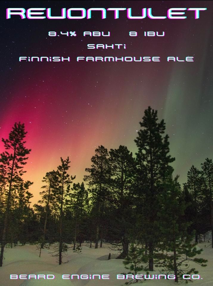 Staff Craft Release- Revontulet Sahti | Finnish Farmhouse Ale, 208 N ...