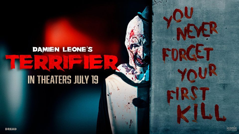 Terrifier - 3 nights only, Marcus La Crosse Cinema, 23 July 2023 ...