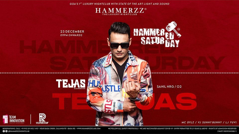Hammered Saturday - 23rd December 2023, Hammerzz Nightclub, Goa Velha ...