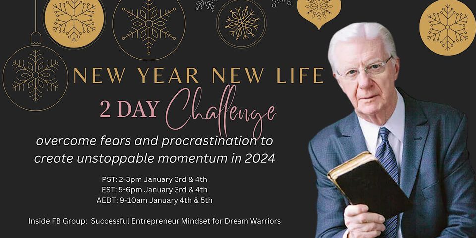 New Year New Life 2 Day Challenge, Online event, Sydney, Australia ...