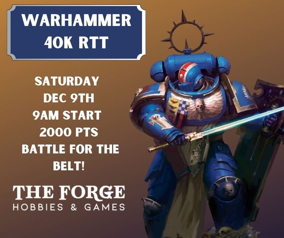 The Forge January 40K RTT, 14520 Memorial Drive, Suite 28 Houston, TX ...