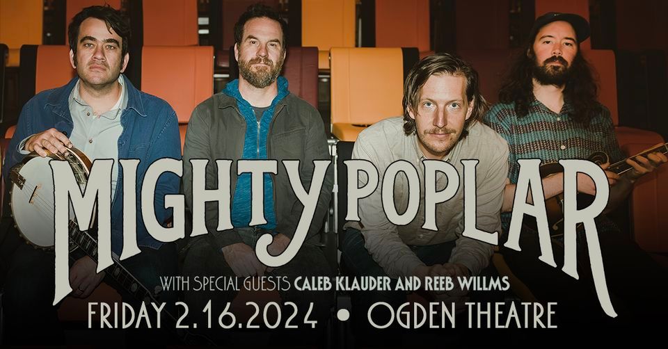 Mighty Poplar | Denver, CO, The Ogden Theatre, Denver, 16 February 2024 ...