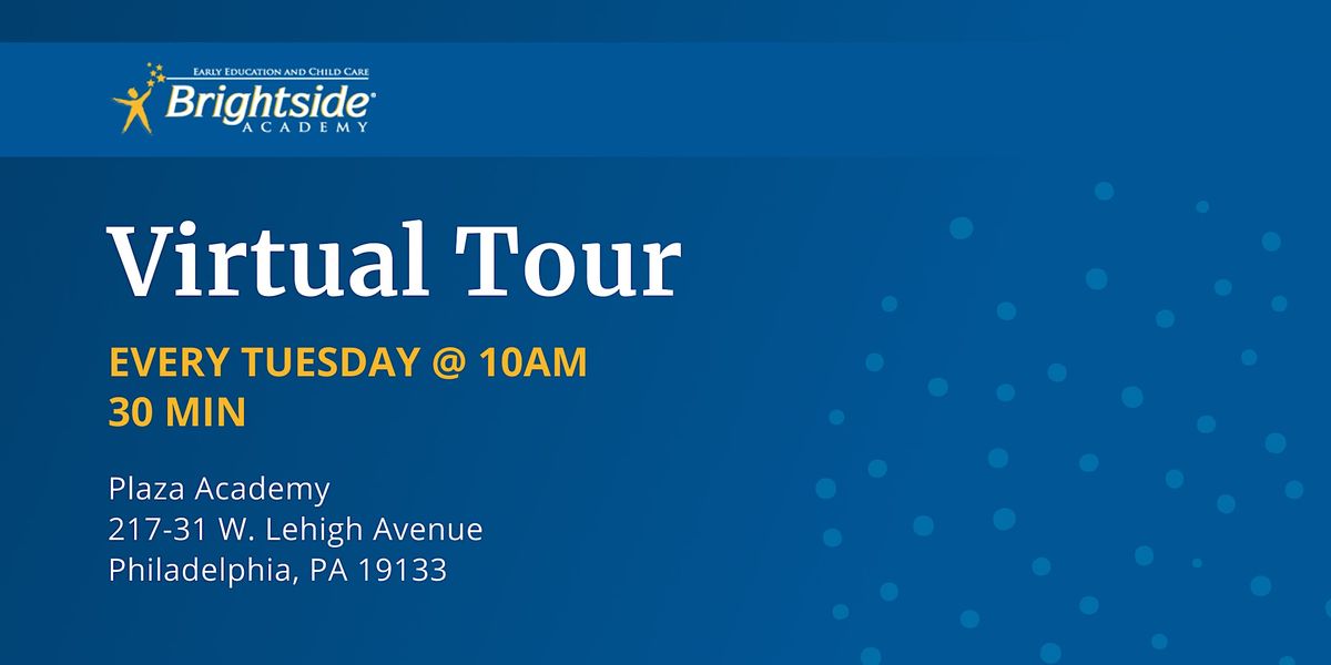 Brightside Academy Virtual Tour of Our Plaza Location, Tuesday 10 AM ...