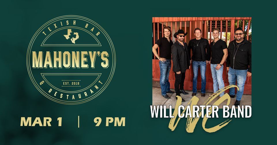 Will Carter Band at Mahoneys, Mahoney's Texish Bar & Restaurant, The ...