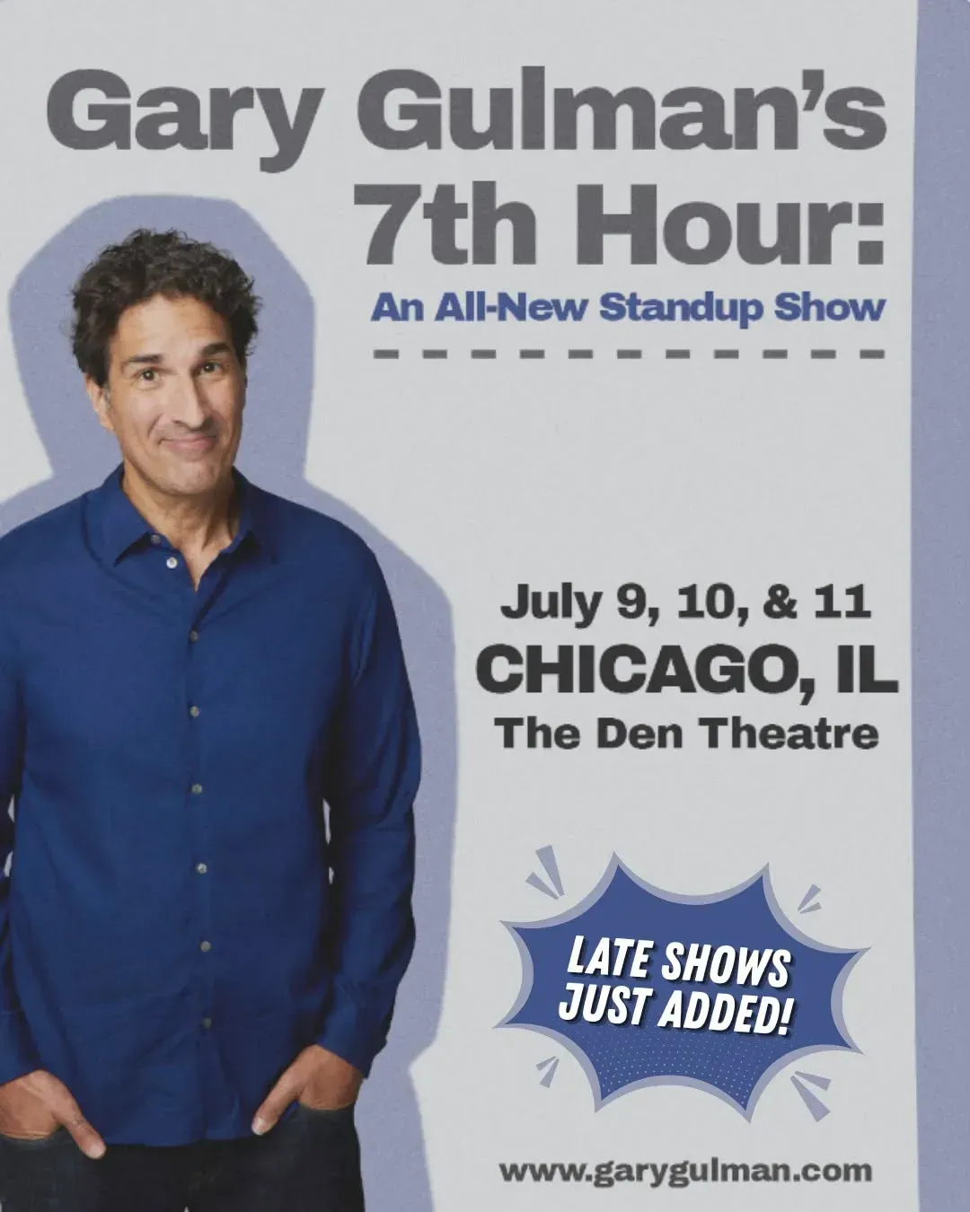 Gary Gulman - 7th Hour at London Music Hall - Ontario, London Music ...