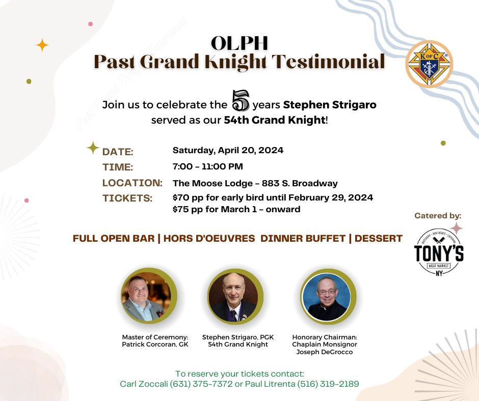 Testimonial Celebrations The Moose Lodge Lindenhurst April 20 2024
