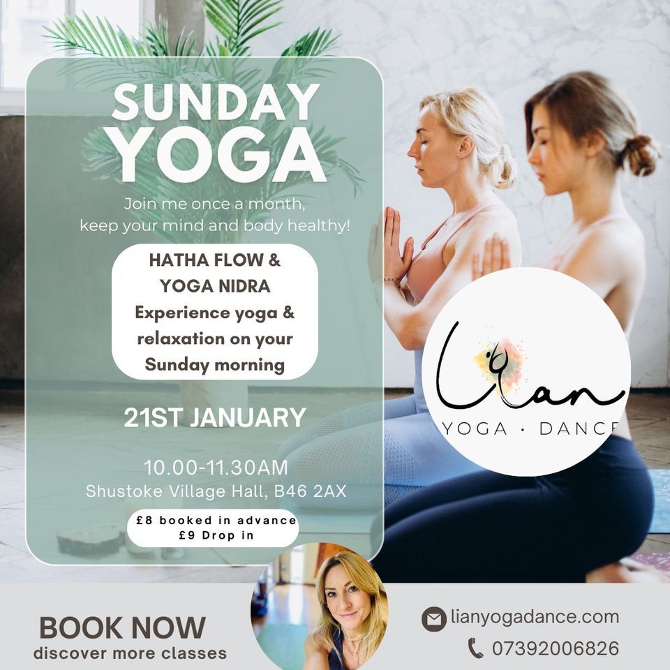 Sunday Yoga - Hatha Slow Flow and Yoga Nidra, Shustoke Village Hall ...