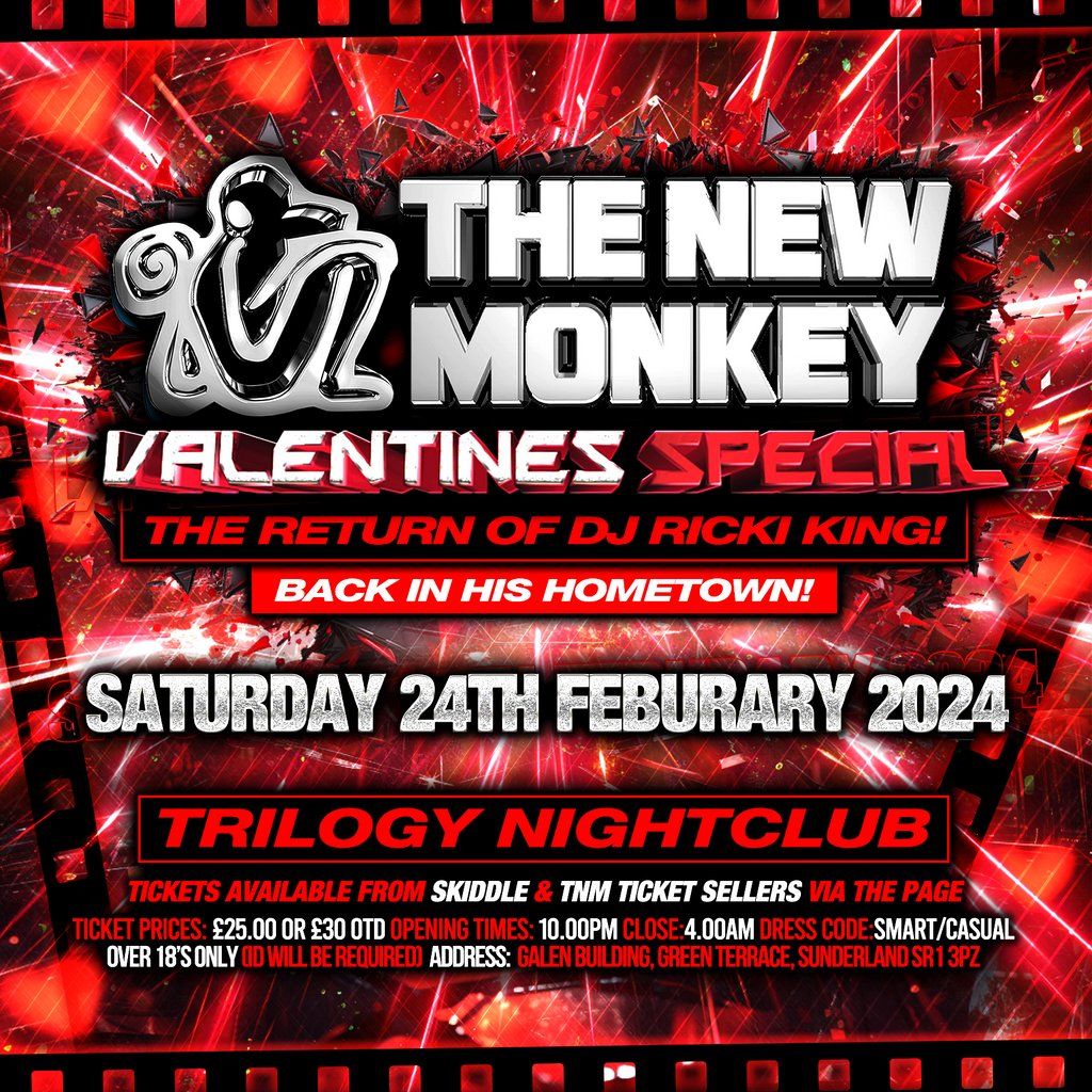 The New Monkey Valentines Special, TRILOGY NIGHTCLUB SUNDERLAND ...