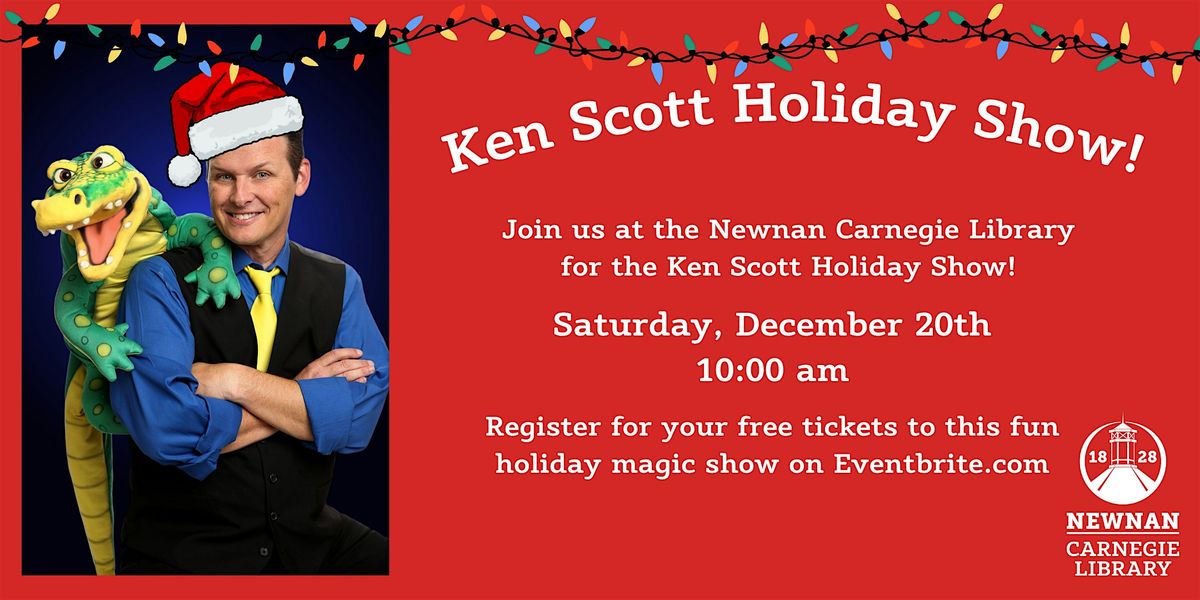 Ken Scott Holiday Show, Newnan Carnegie Library, 20 December 2025 ...