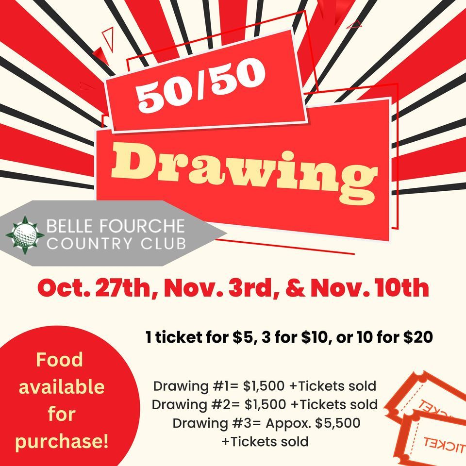 50/50 Drawing, Belle Fourche Country Club, 10 November 2023 | AllEvents.in