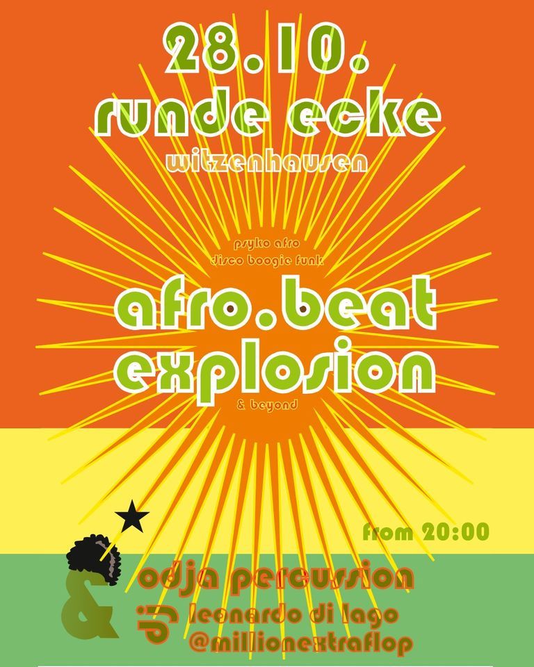 afro.beat explosion in der runden ecke witzenhausen, Ermschwerder ...