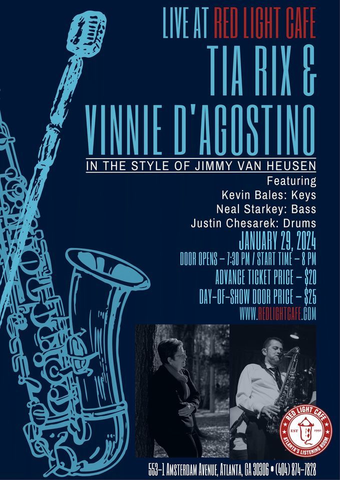 Tia Rix & Vinnie DAgostino: In the Style of Jimmy Van Heusen, Red Light ...